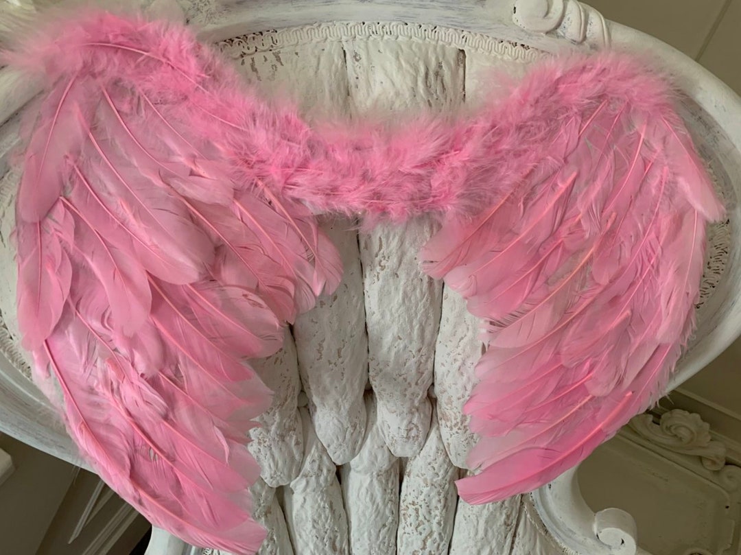 Sale Special Angel LARGE Pink Wings*17 Inch Wide Wing Span*13 Inches ...