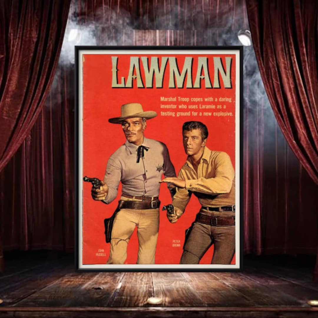 Lawman 1958 Tv Series _ 4 Seasons 156 Episodes _ Completed Series _ Vintage Serie - Etsy