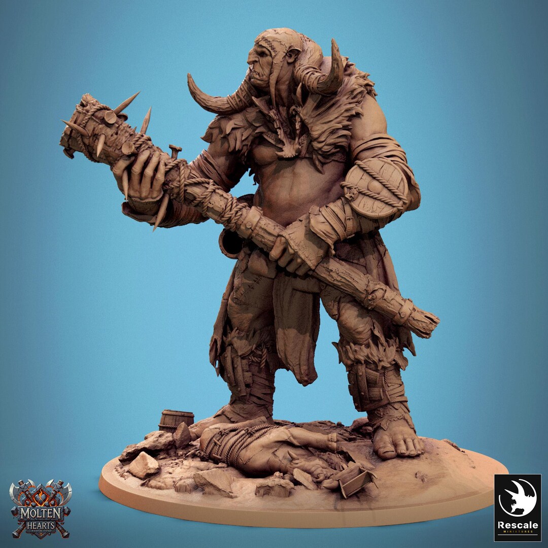 Stonebreaker Giant Guard Mace Tribal by Rescale Miniatures - Etsy