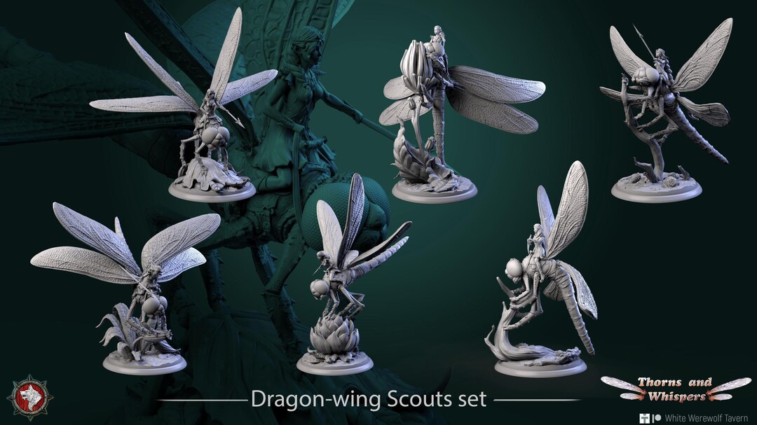 Dragon-wing Scouts by White Werewolf Tavern - Etsy