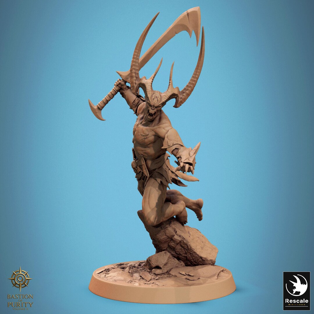 Horned Blade Berserk by Rescale Miniatures - Etsy