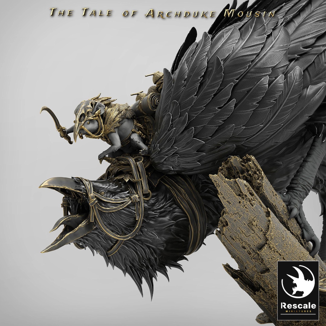 Raven by Rescale Miniatures - Etsy