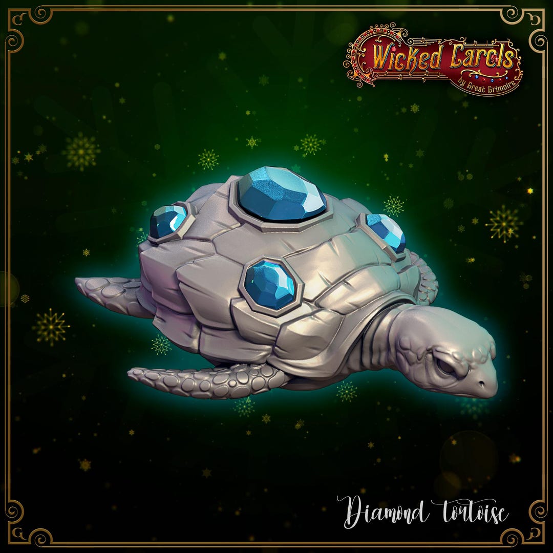 Diamond Tortoise by Great Grimoire - Etsy