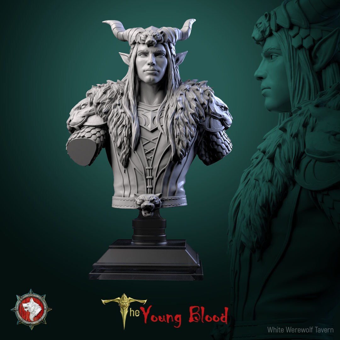 Taerith Silent Step Bust by White Werewolf Tavern - Etsy