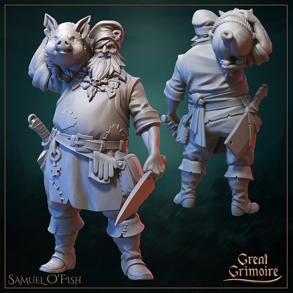 Samuel O'fish by Great Grimoire - Etsy