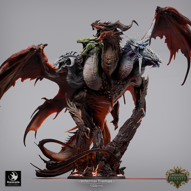 Tiamat Miniature - Etsy