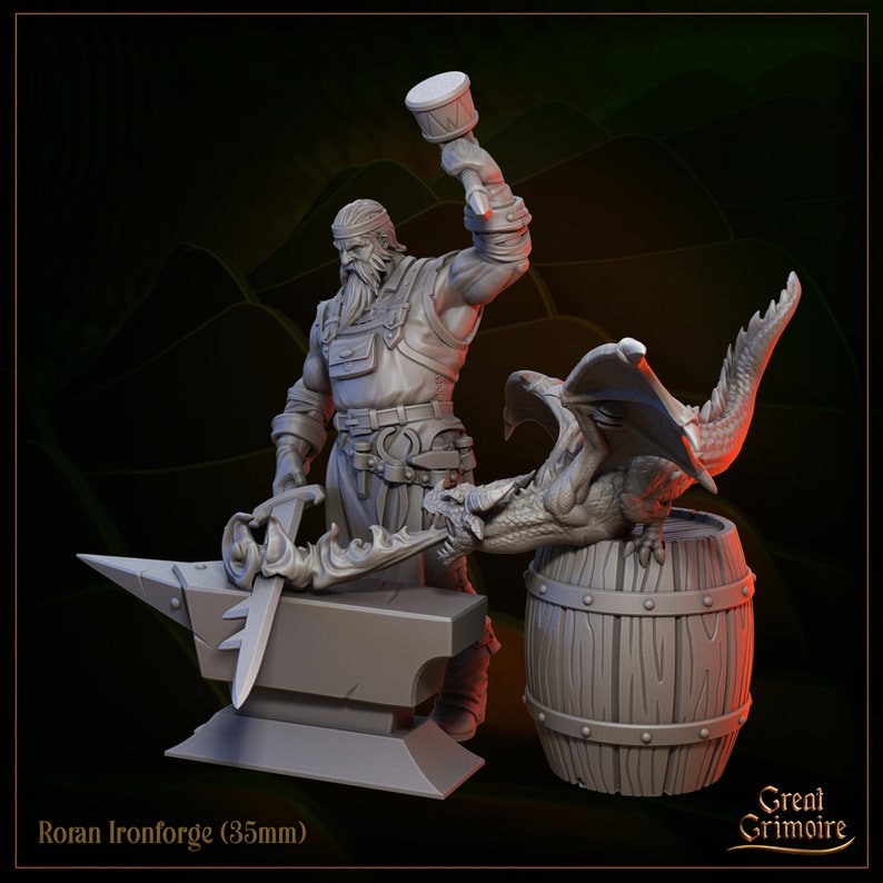 Roran Ironforge by Great Grimoire - Etsy