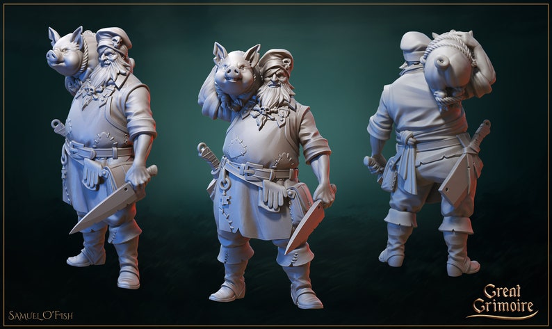 Samuel O'fish by Great Grimoire - Etsy