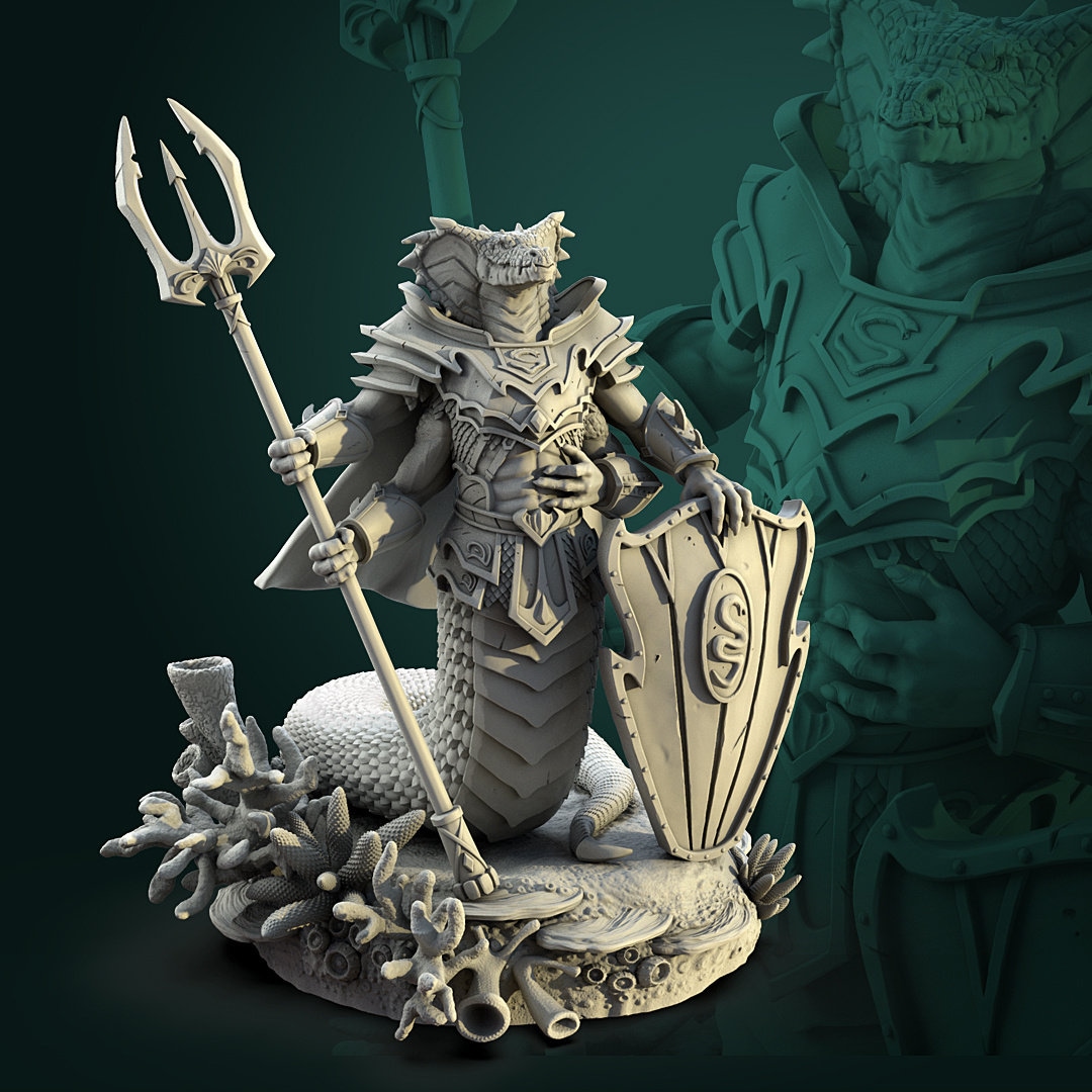 Naga Guardian by White Werewolf Tavern - Etsy
