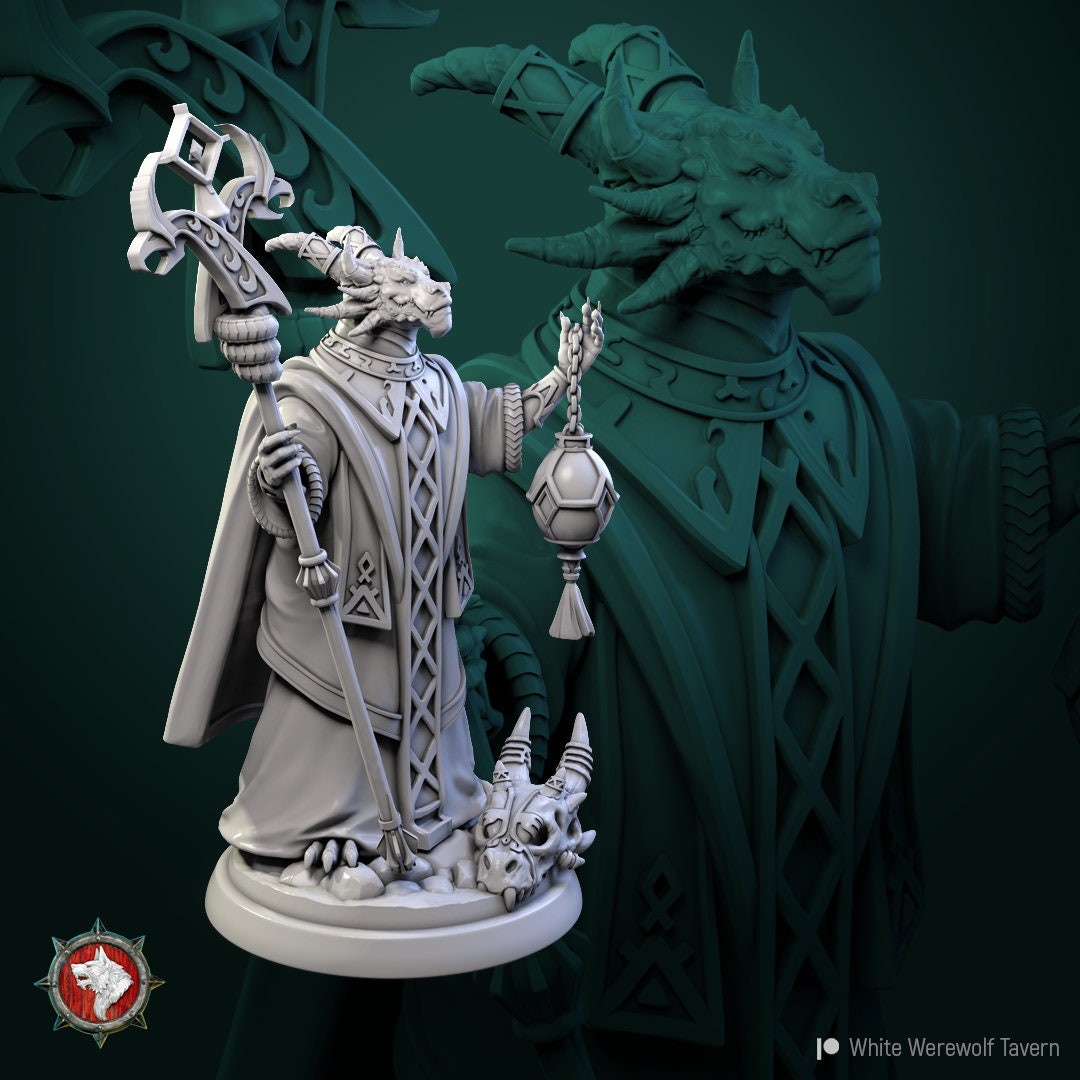 Dragonborn High Priest by White Werewolf Tavern - Etsy