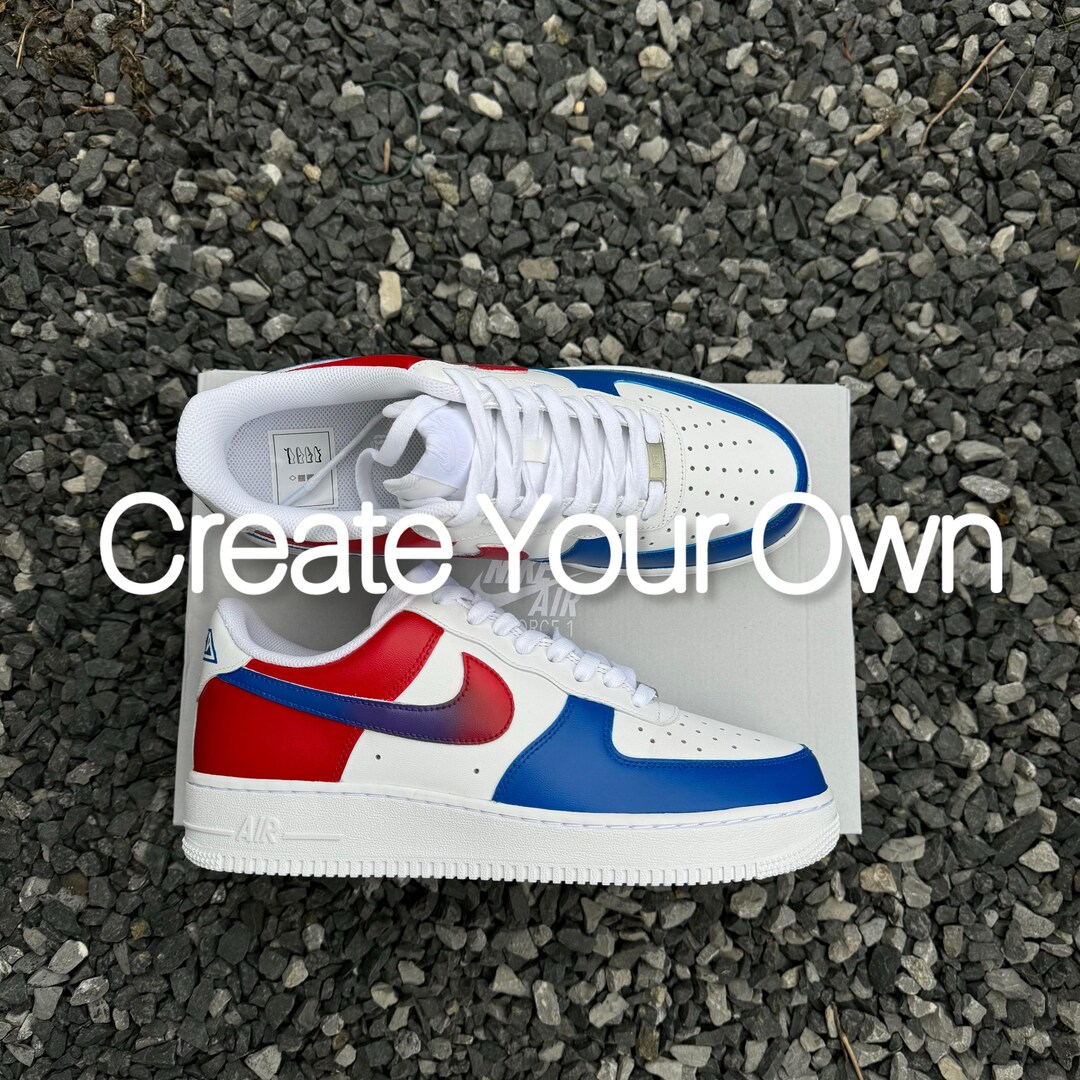 Nike Air Force 1 Custom 'CREATE YOUR OWN' / Design Your Self, Sneakers ...