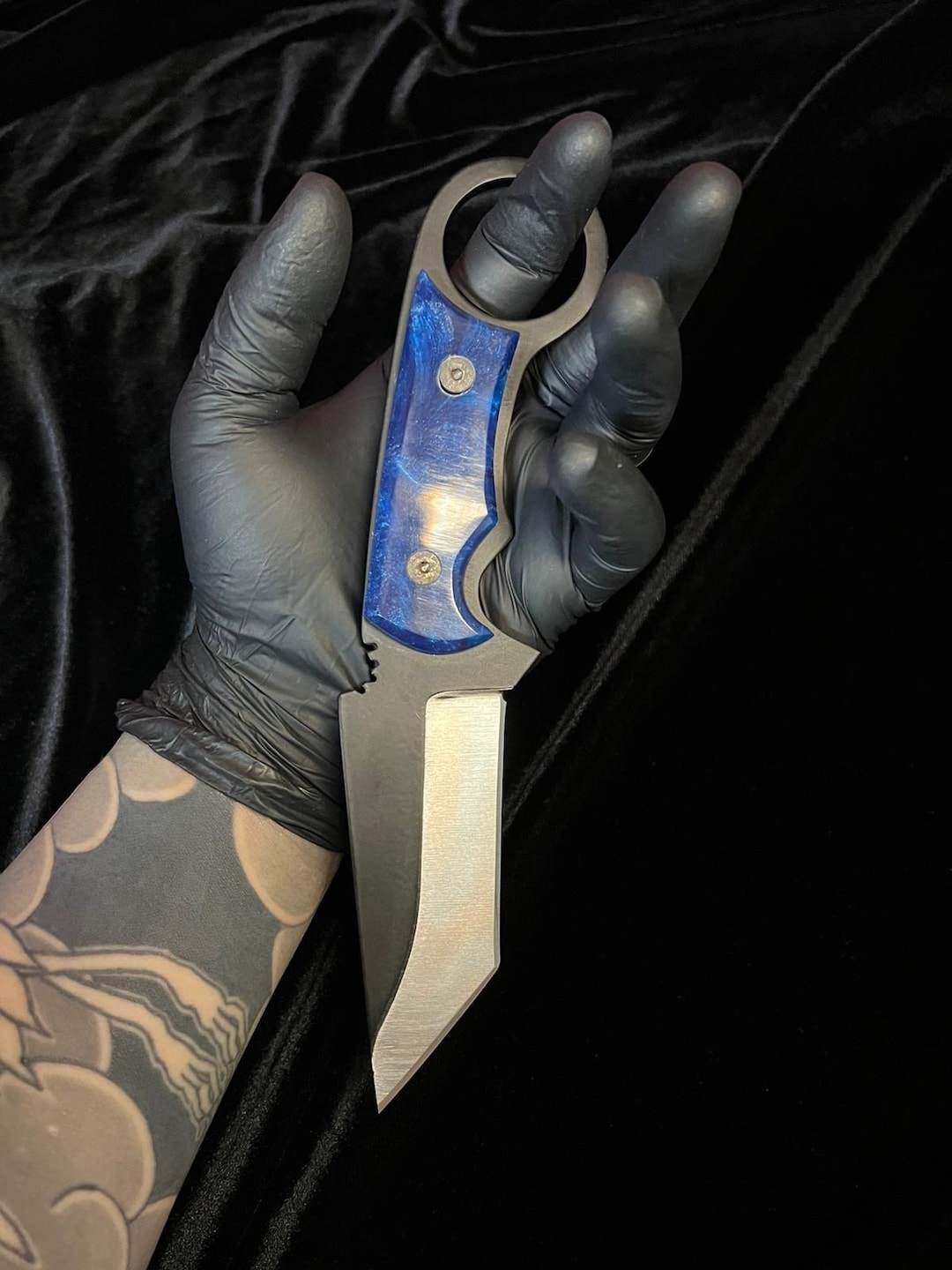 THE TACTICAL IMPACT Karambit Knife Custom Hand-forged Carbon Steel ...