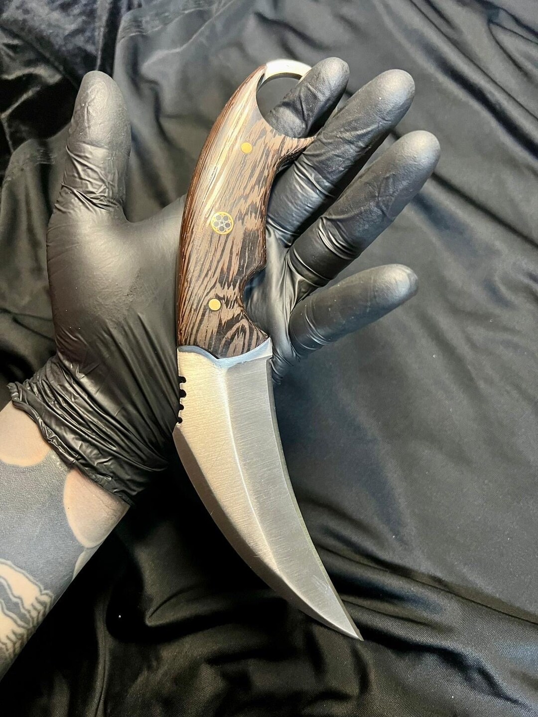 Handmade Karambit Tool With D2 Steel Leather Sheath / A Perfect Gift ...