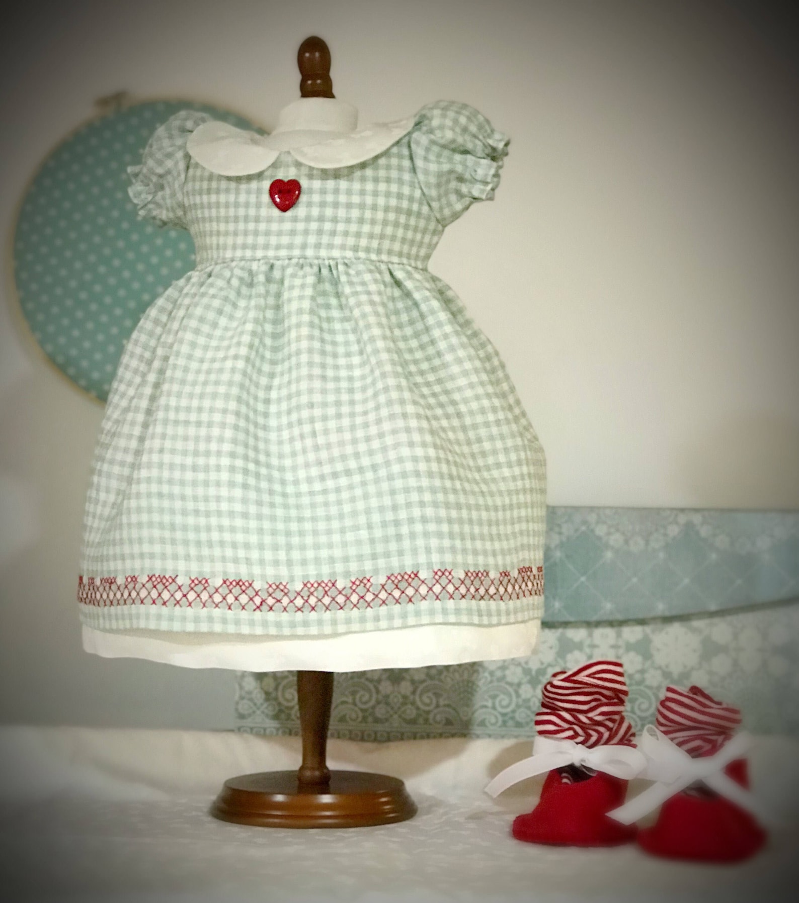 Reggie's Pretty Party Dress Pattern PDF -fits Waldorf Doll 16" to 18 ...