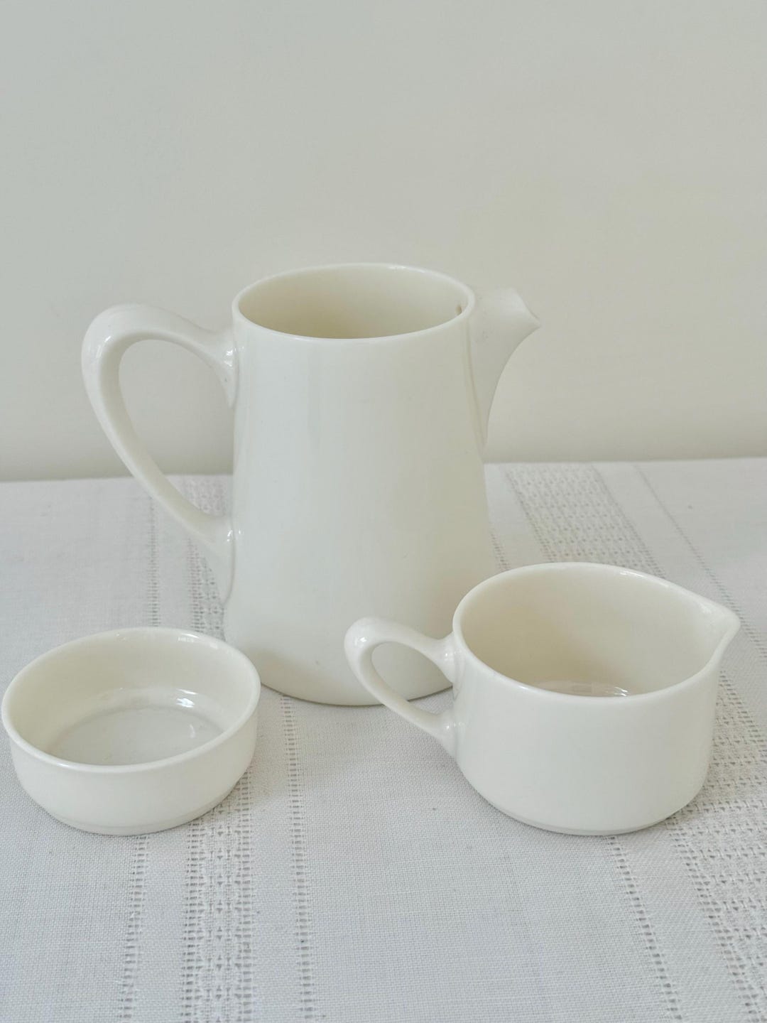 Vintage Lenox Tea Set – Pitcher/teapot, Creamer, & Small Dish, RARE ...