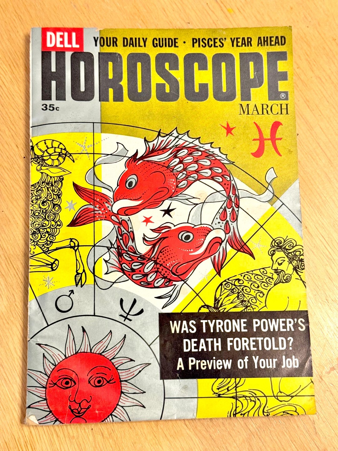 Vtg Horoscope Magazine March 1959 by Dell Publishing, Rare Astrology ...