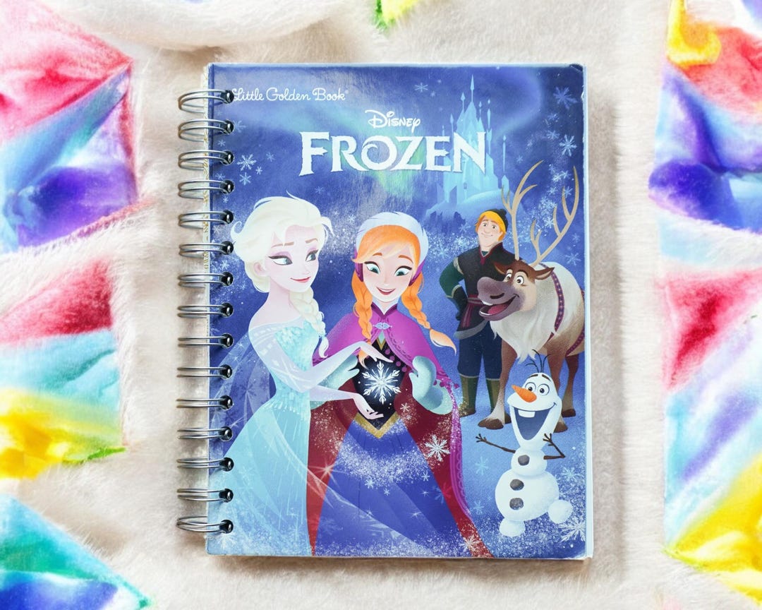 Eco-friendly Disney's Frozen Upcycled Journal Lined & Perfect for ...