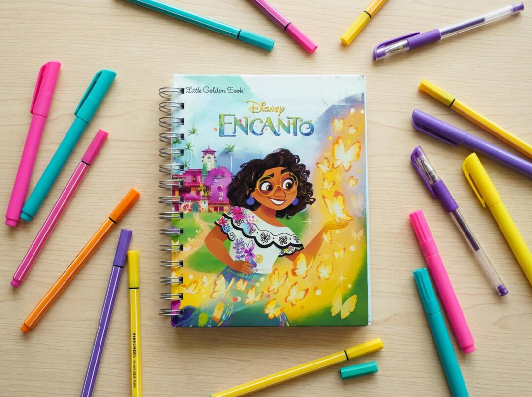 Upcycled Disney Encanto Journal: Little Golden Book, Lined Pages - Etsy