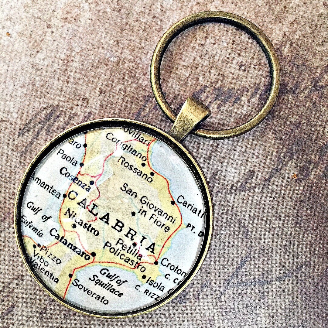 Calabria Key Chain, Italy Key Chain, Southern Italy, San Giovanni in ...