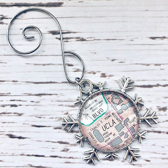 UCLA Ornament Super Cute Gift Box UCLA Map Ornament Free | Etsy