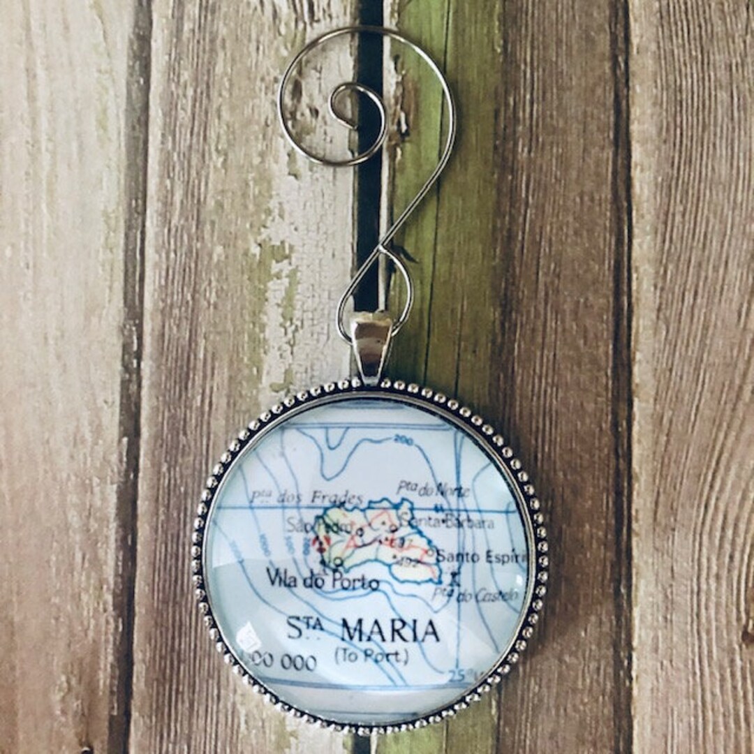 Santa Maria Christmas Ornament, Azores Ornament, Ancestry, Keepsake ...