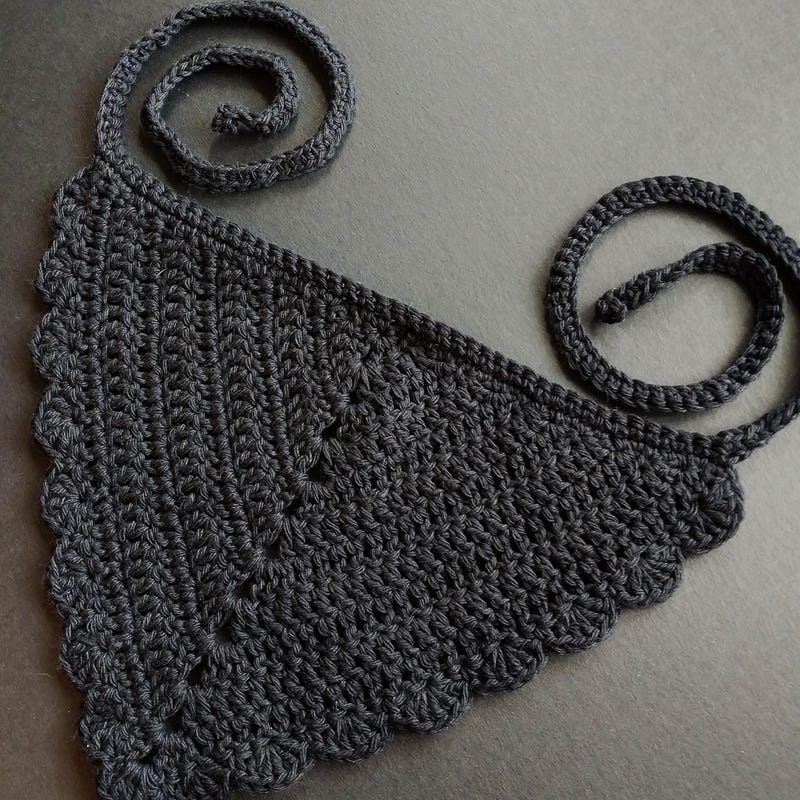 Solid Crochet Bandana - Etsy