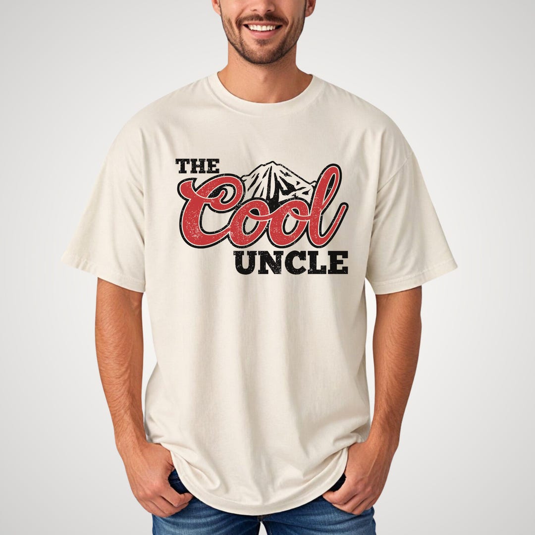 The Cool Uncle Shirt Pregnancy Announcement Shirt for Uncle the Cool ...