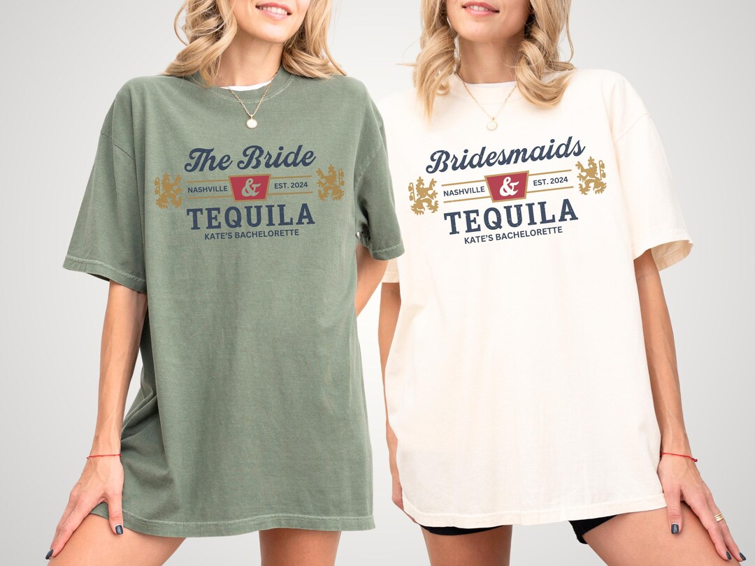 Personalized Bachelorette Party Shirts Tequila Bachelorette Party ...