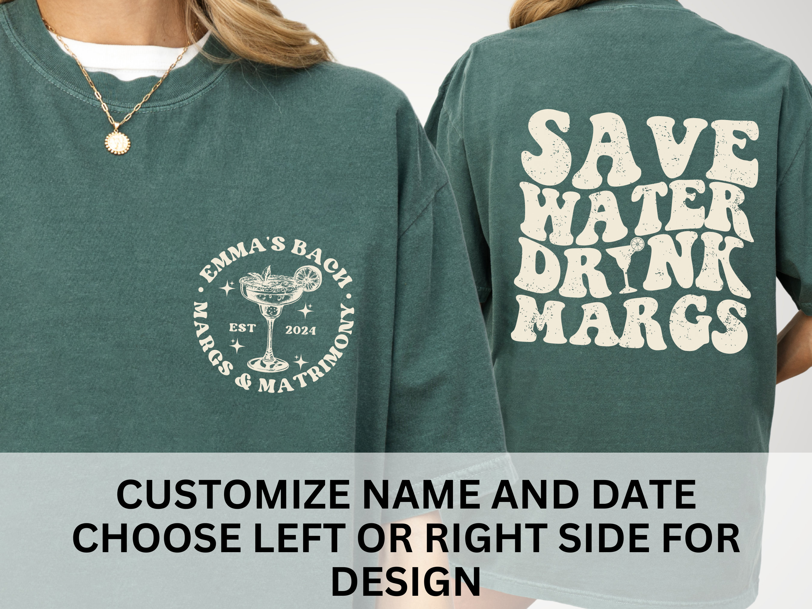 Margs and Matrimony Bachelorette Party Shirt: Custom Fiesta Tee - Etsy