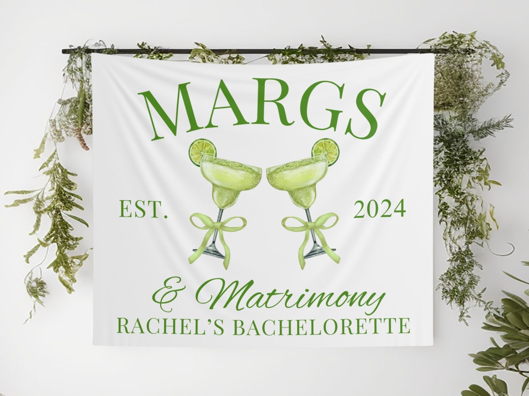 Custom Margs and Matrimony Banner: Final Fiesta Bachelorette Party ...
