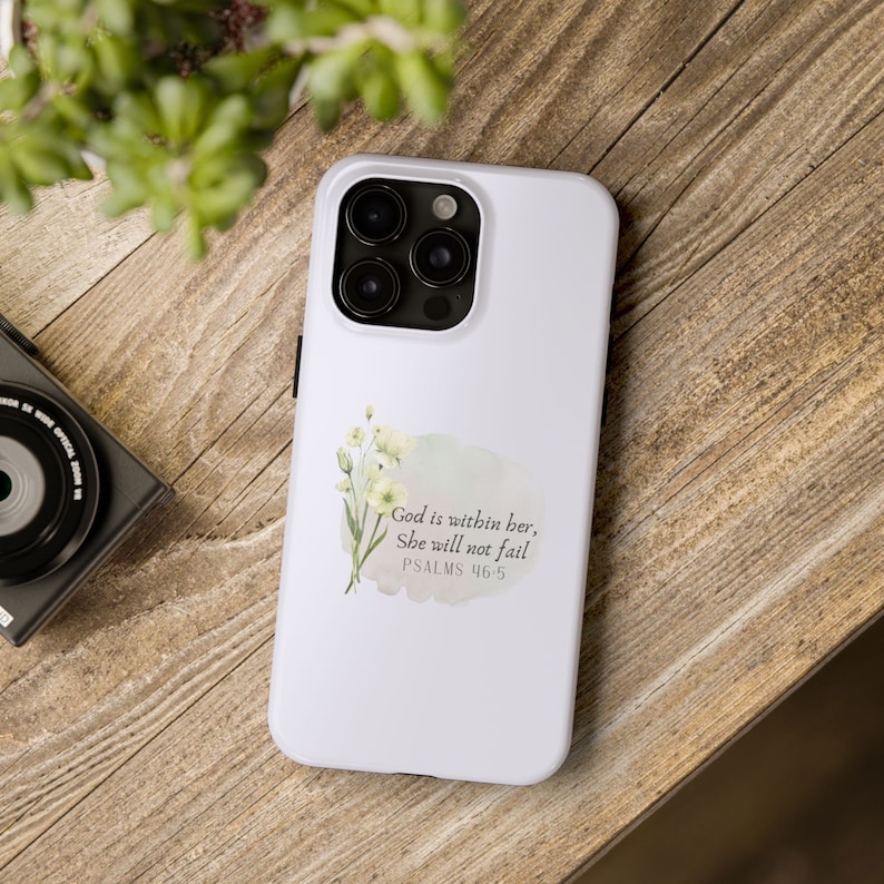 Christian Quote Phone Case Bible Verse Cover for iPhone Case 15 14 13 ...