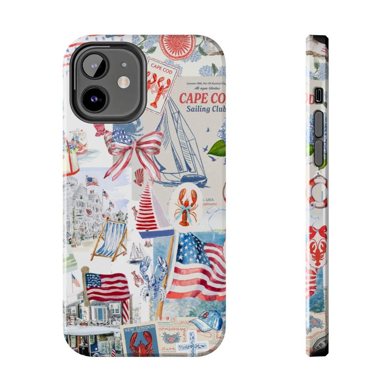 Coquette Patriotic American Flag Phone Case 15 14 13 12 11 Pro Max ...
