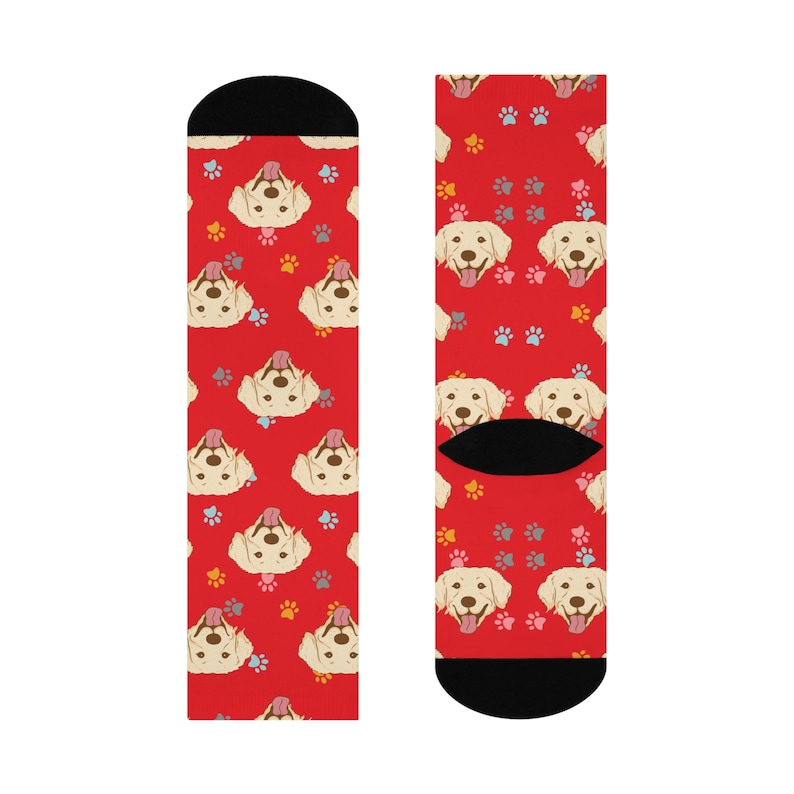 Personalized Dog Face Socks Custom Photo Socks With Cute Funny Designs ...