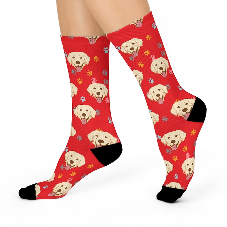 Personalized Dog Face Socks Custom Photo Socks With Cute Funny Designs ...