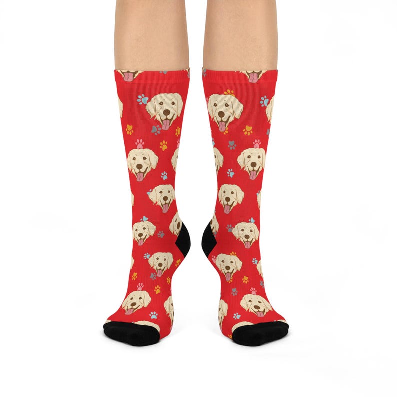 Personalized Dog Face Socks Custom Photo Socks With Cute Funny Designs ...