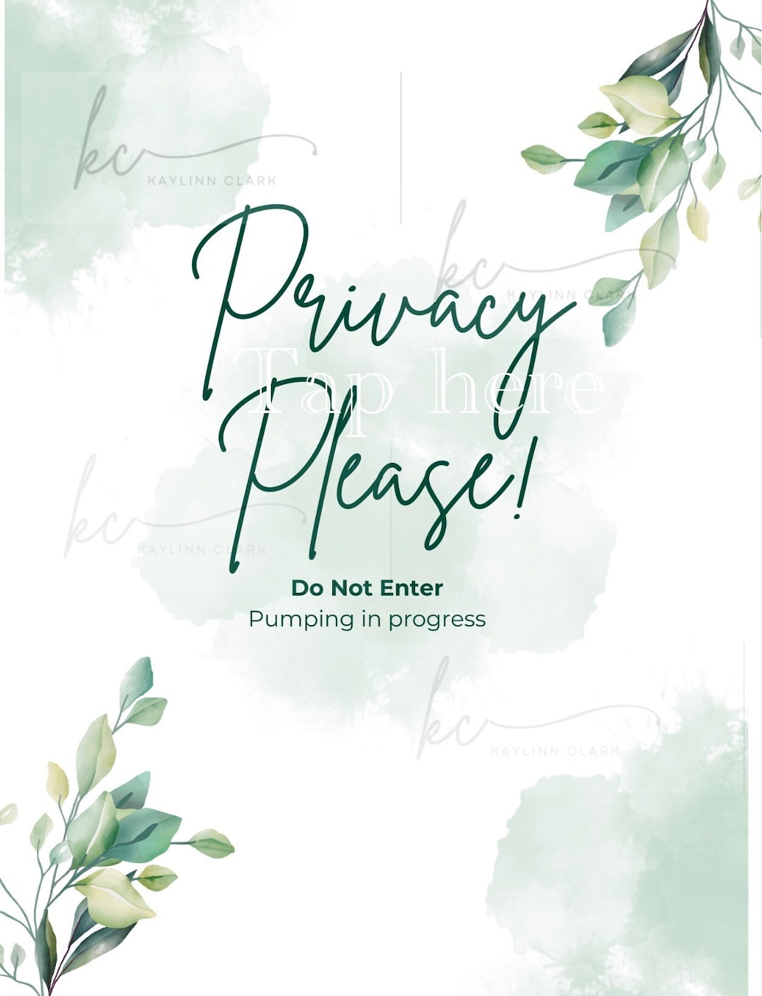 Pumping Door Sign .png - Etsy