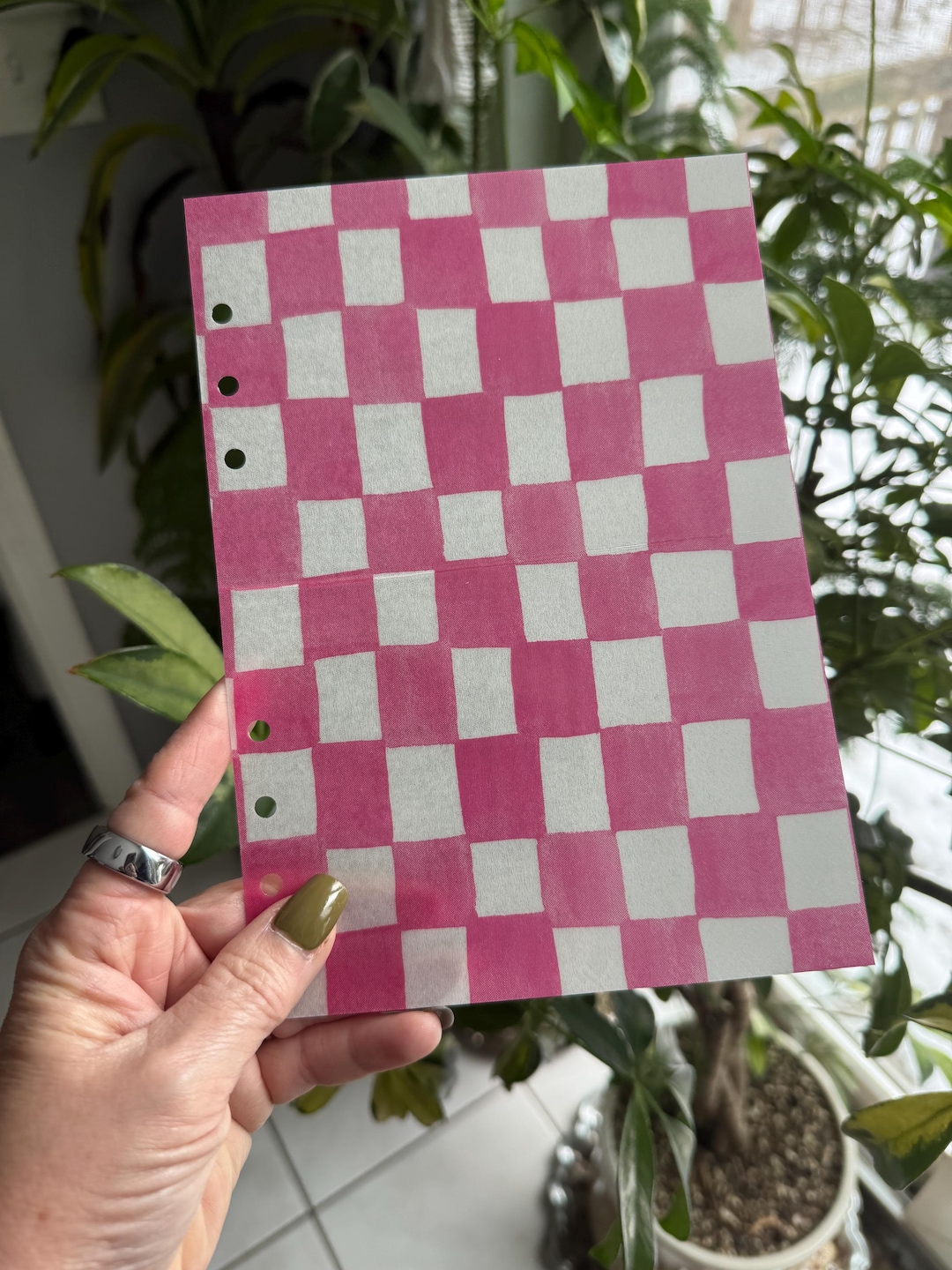 Pink Checks, Dashboard - Etsy