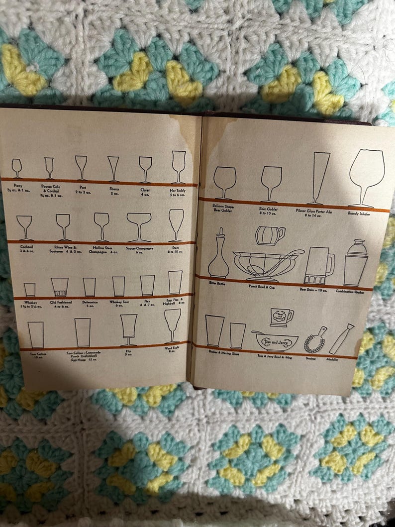 Vintage 1946 Old Mr. Boston Deluxe Official Bartender's Guide Booked - Etsy