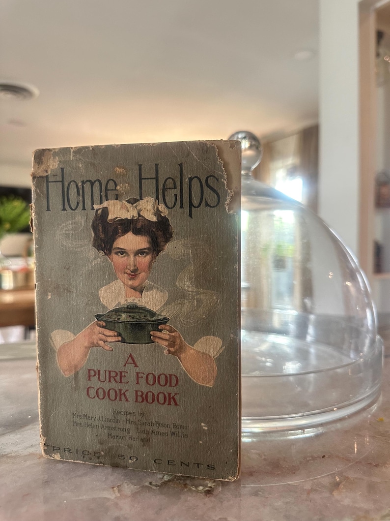 1910 Home Helps Cookbook: Antique Recipes, Junk Journal Ephemera - Etsy