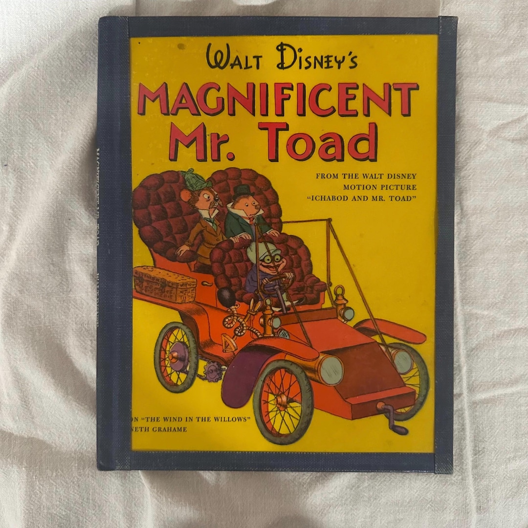 Walt Disneys Magnificent Mr. Toad Copyright 1949 - Etsy