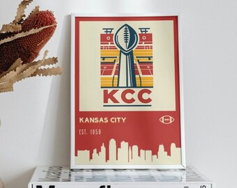 Kansas City Chiefs Football Helmet Drawing Digital Download - Etsy