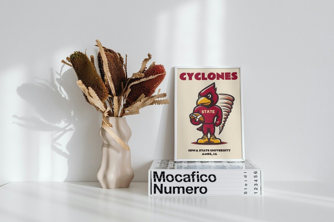 Iowa State University Cyclones Poster Digital Download - Etsy
