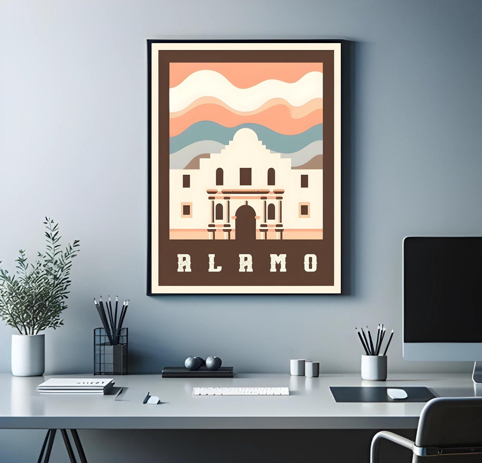 Alamo Poster Digital Download - Etsy