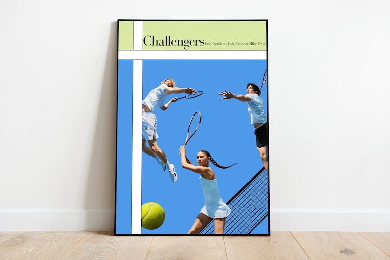 Challengers Movie Poster | Zendaya Poster | Movie Poster | Challnegers ...
