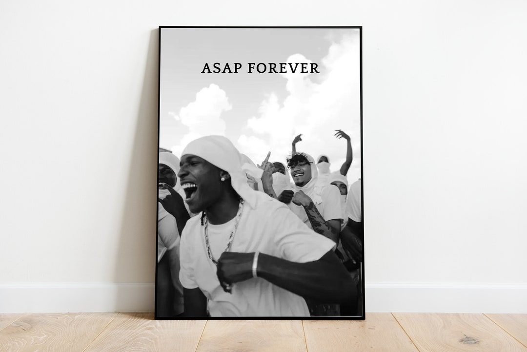 Asap Forever Print | Asap Rocky Prints | Live Love ASAP Poster | Rap ...