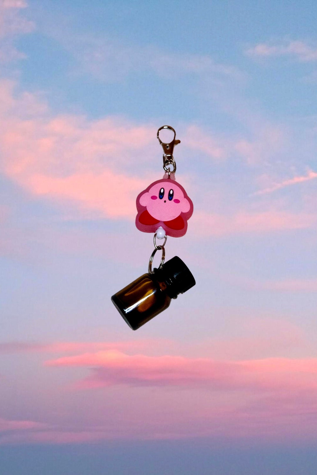 Kirby Popper Keychain Charm - Retractable !!! - Etsy