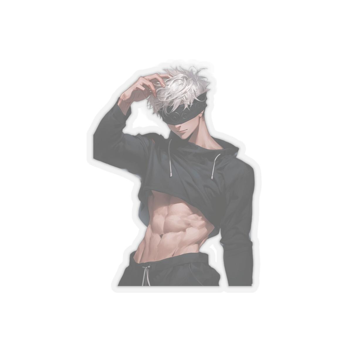 Gojo Satoru Sticker, Gift for Anime Lovers, Gojo Badass Sticker, Anime ...