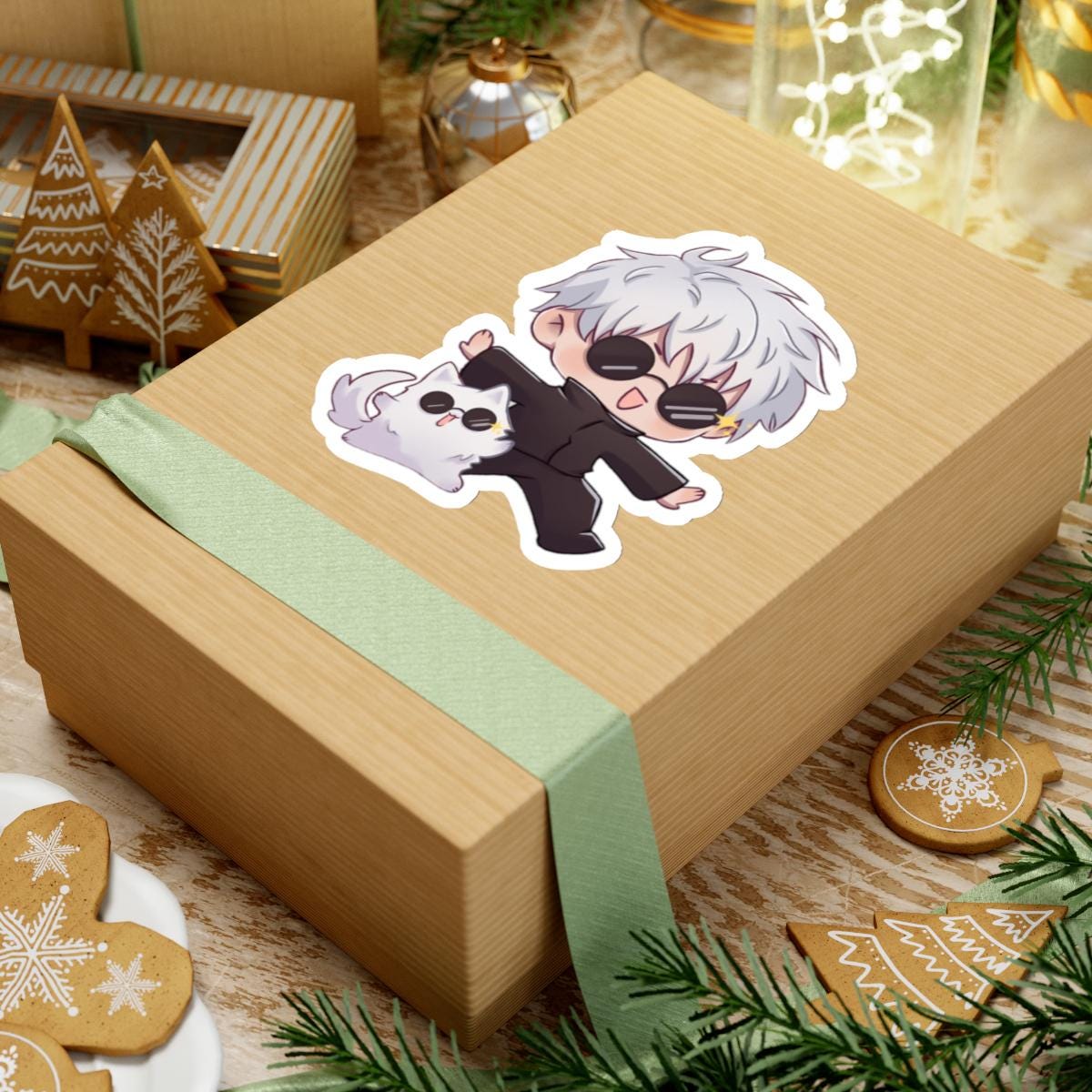 Gojo Satoru Sticker, Gift for Anime Lovers, Gojo Badass Sticker, Anime ...