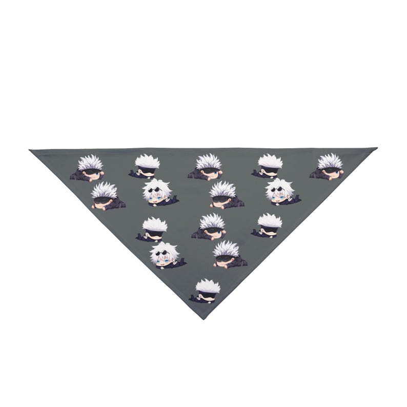 Gojo Satoru Dog Bandana, Gift for Anime Lovers, Chibi Gojo Satoru, Gojo ...