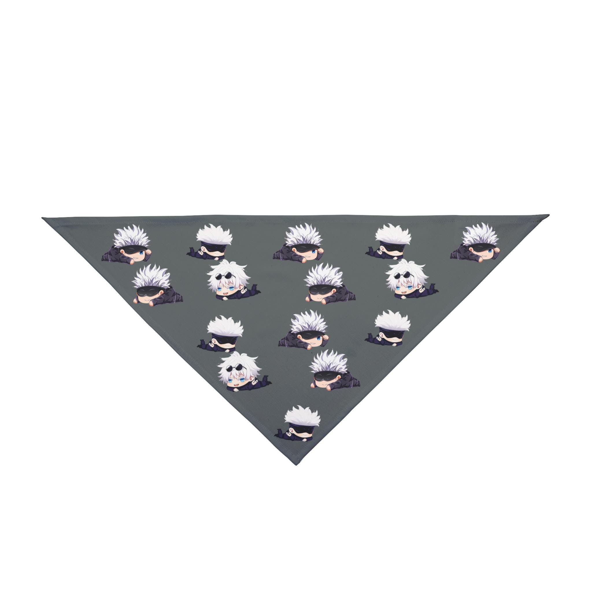 Gojo Satoru Dog Bandana, Gift for Anime Lovers, Chibi Gojo Satoru, Gojo ...